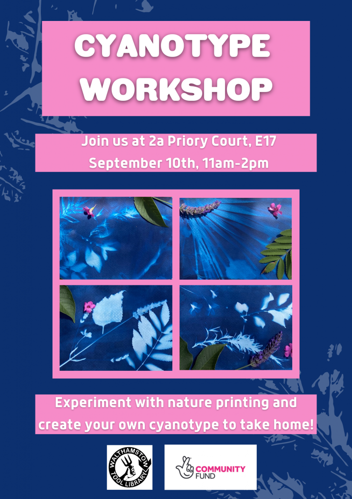 Cyanotype WTL Flyer | Forest Recycling Project